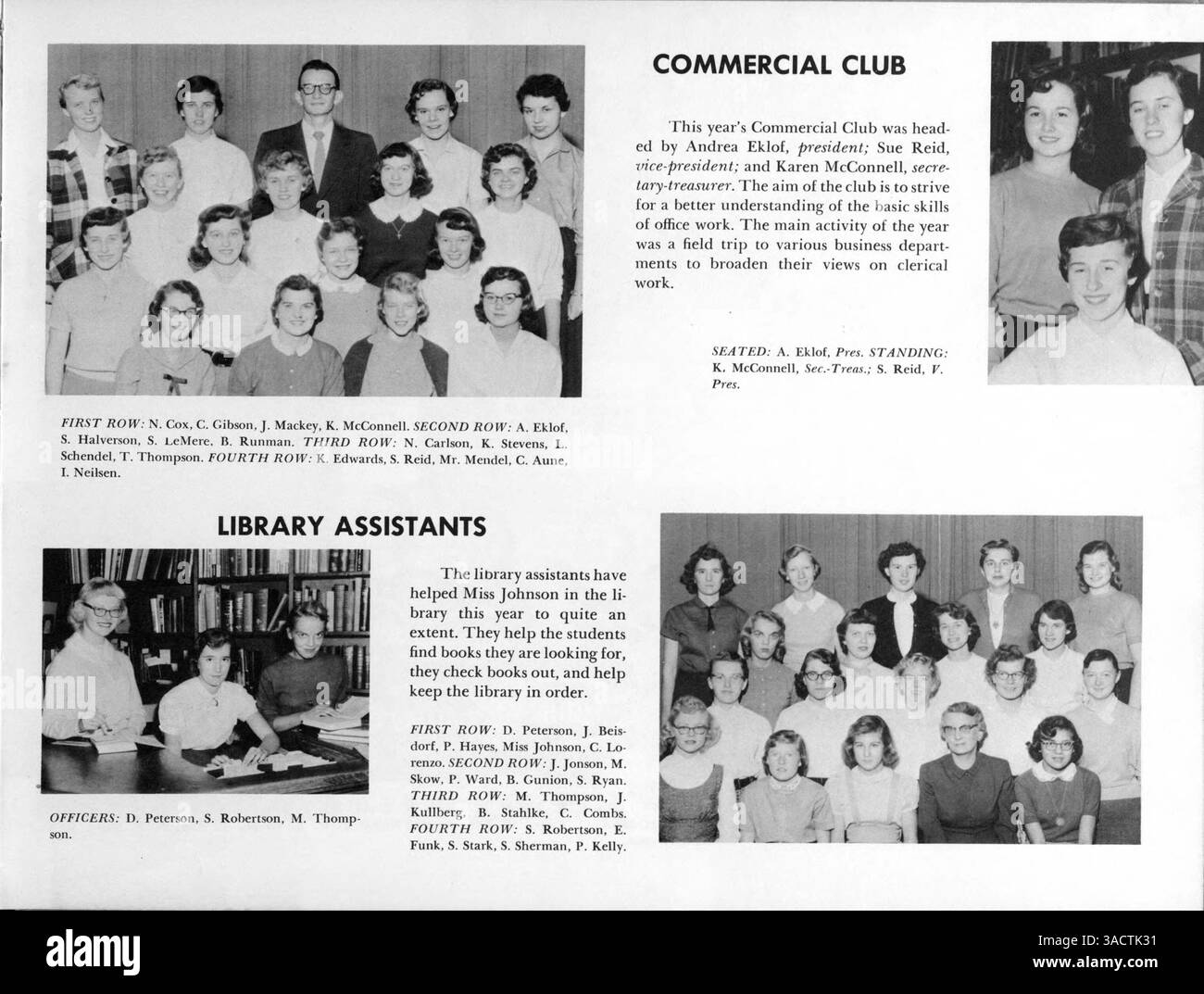 The 1957 edition of Mohian, Mound High School's yearbook, offers a ...