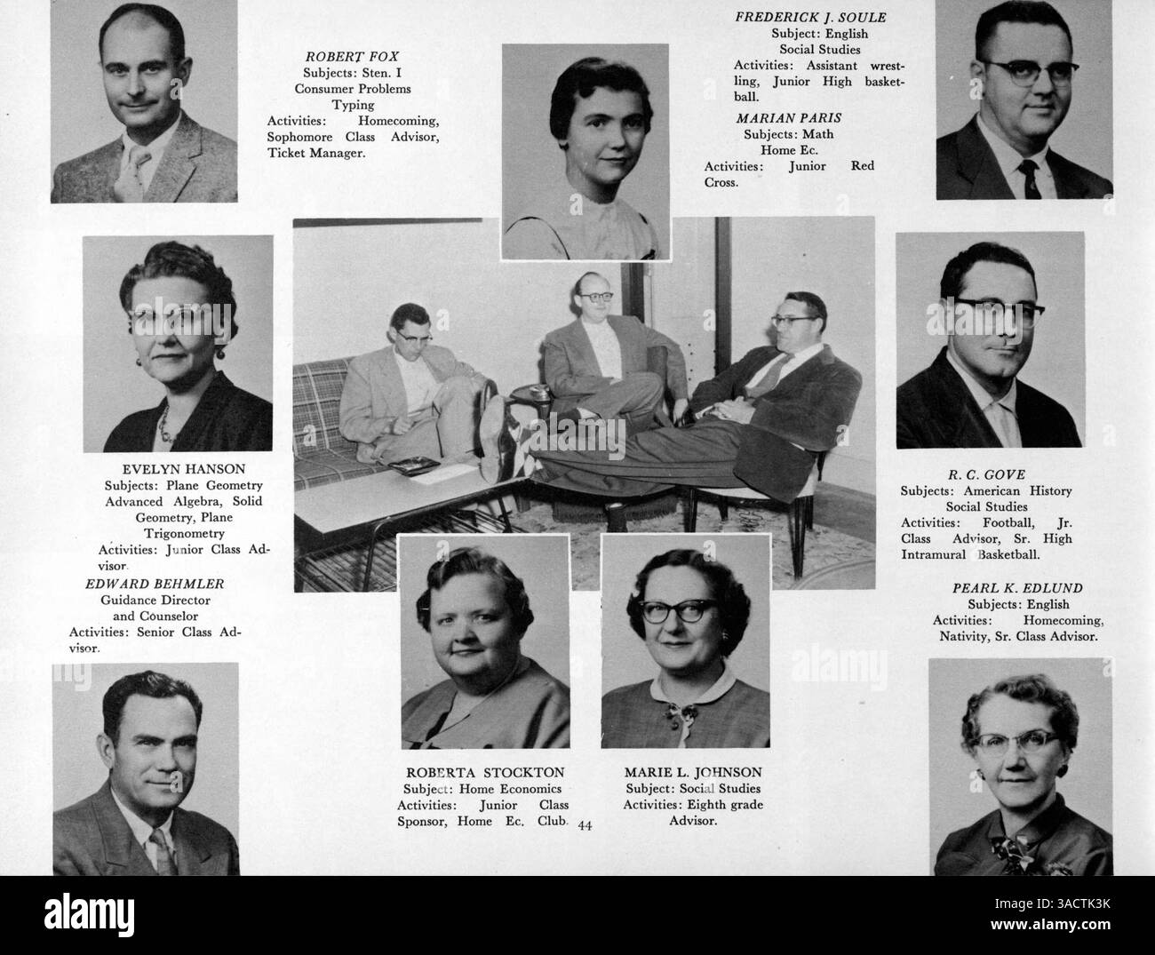 The 1957 Mohian yearbook from Mound High School showcases the academic ...