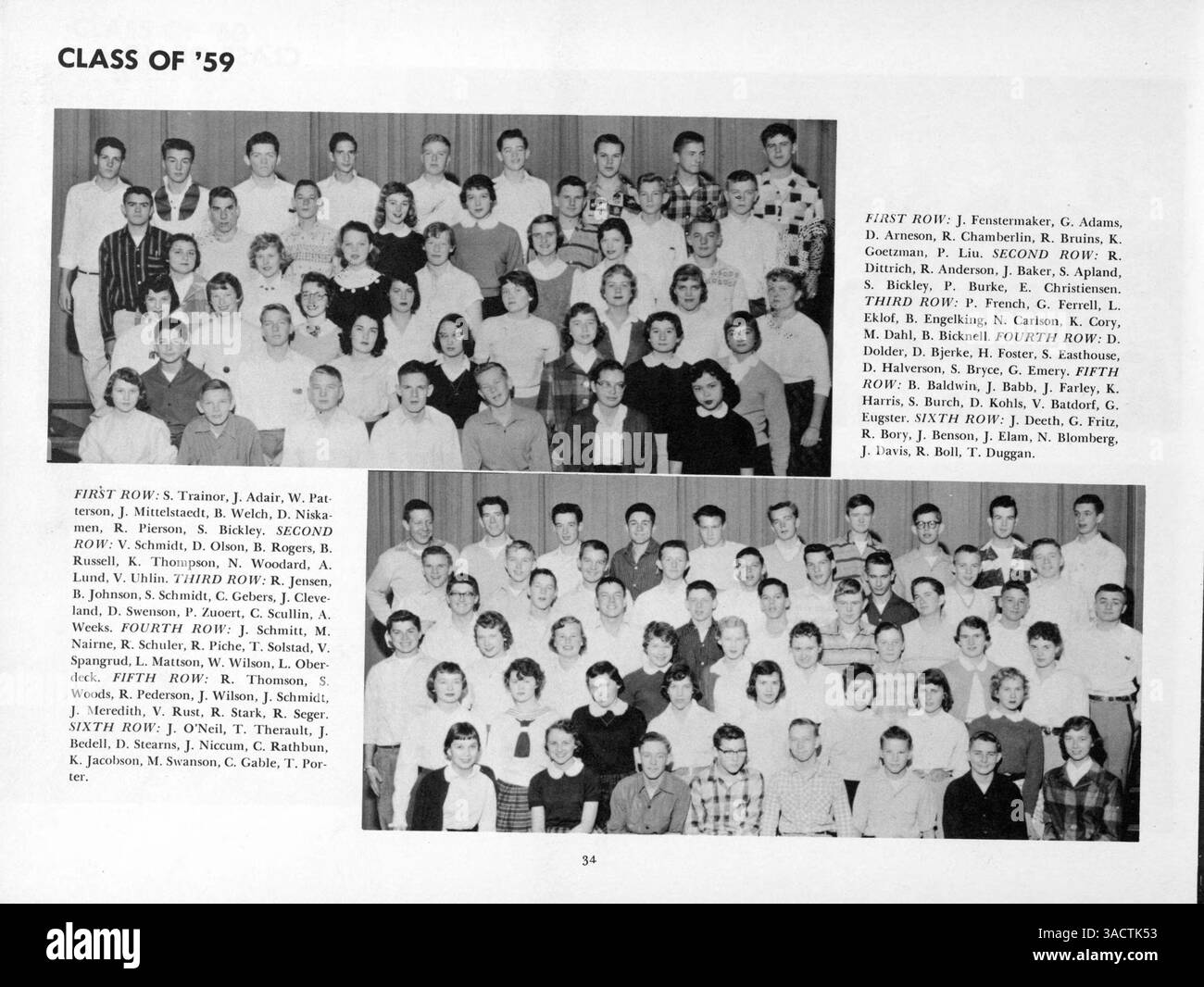 The 1957 mohian yearbook from mound high school documents students hi ...