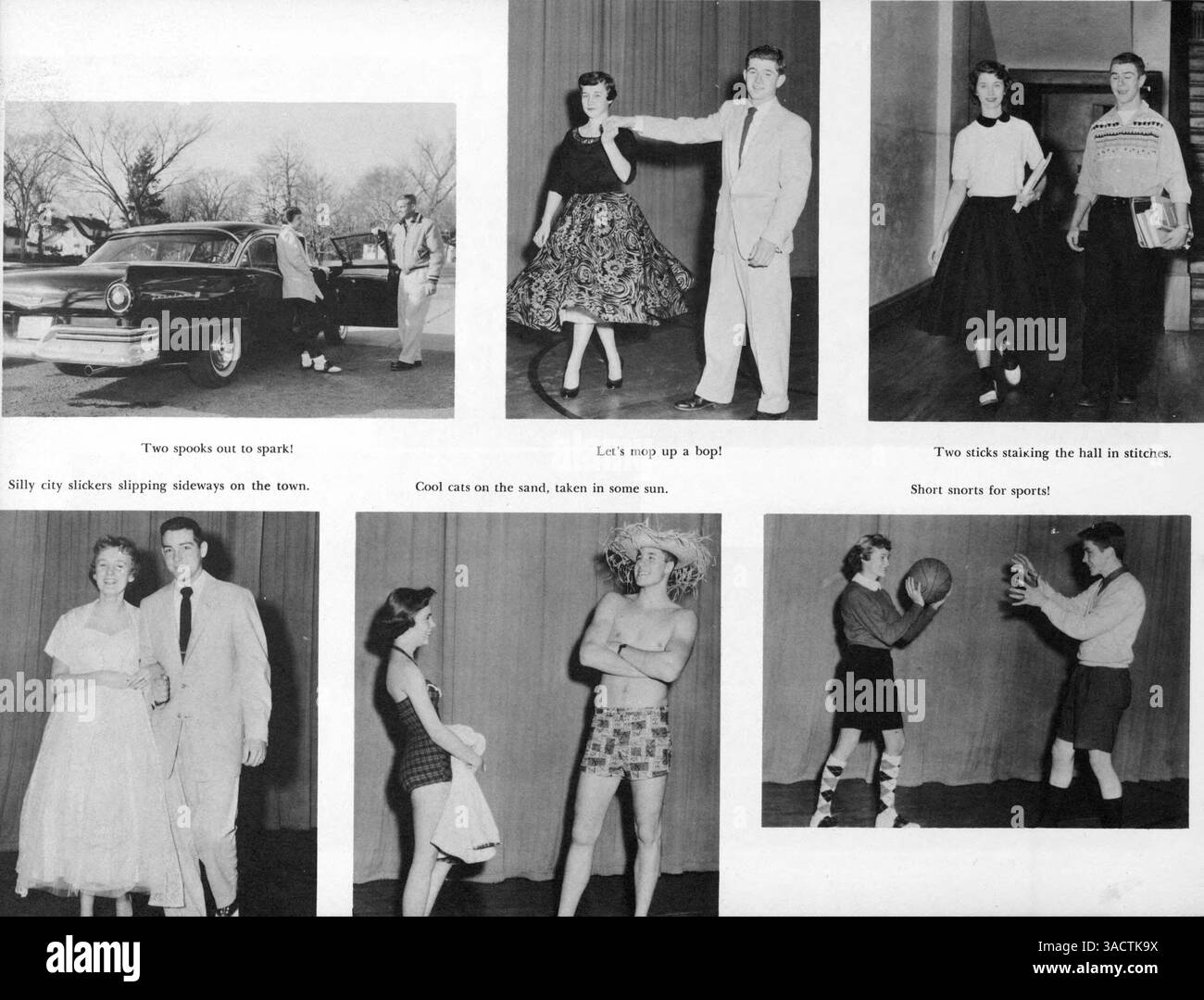 The 1957 Mohian yearbook from Mound High School documents the academic ...