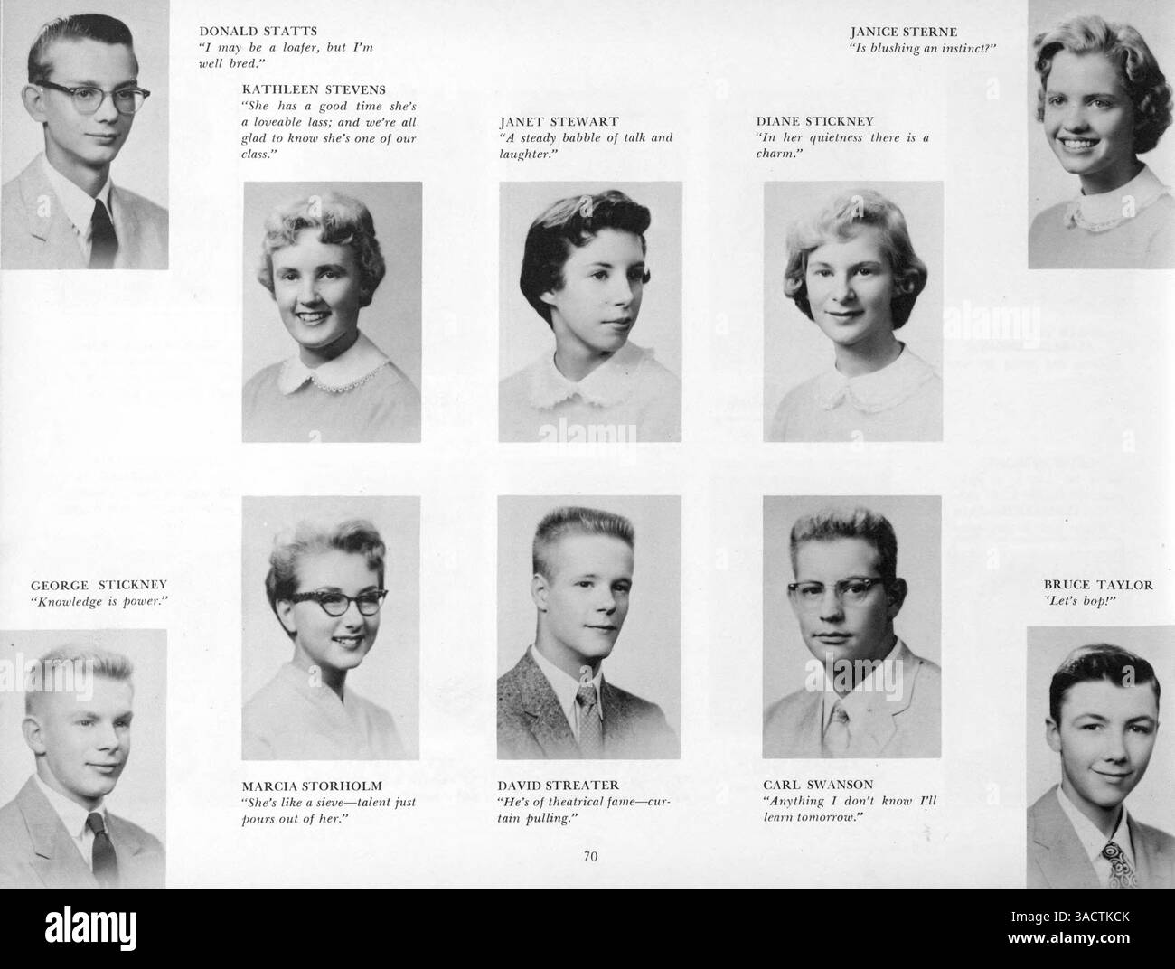 The Mohian yearbook from Mound High School in 1957 highlights the ...