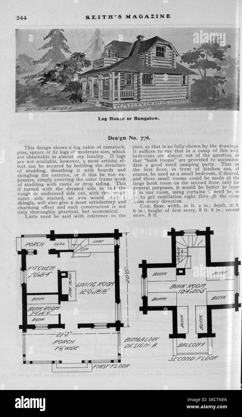 Featured house designs with floor plans hi-res stock photography and images - Alamy