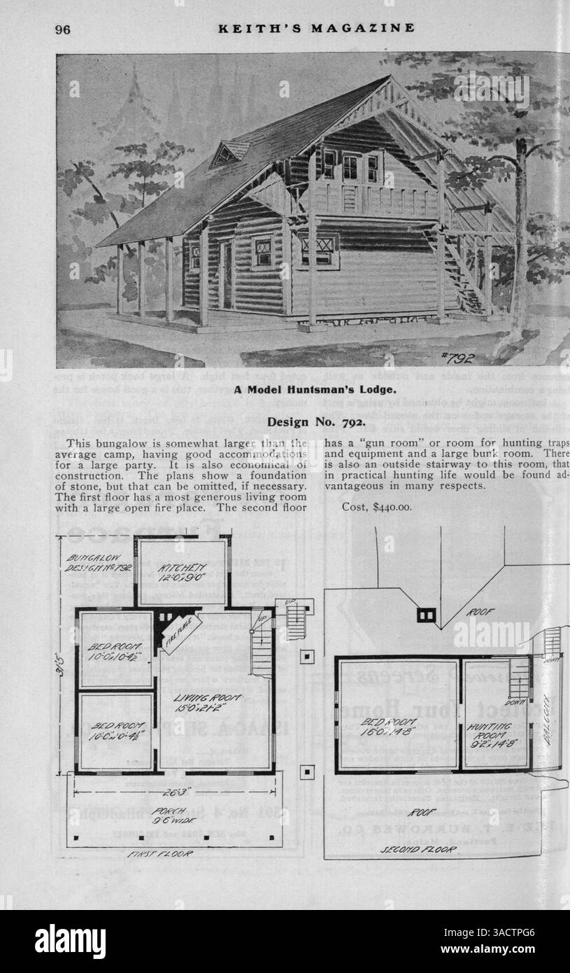 Features 12 monthly issues with detailed house designs hi-res stock ...