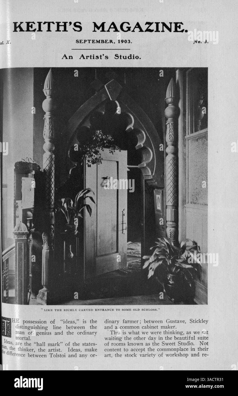 Walter J. Keith's Keith's Magazine (1903) includes architectural ...