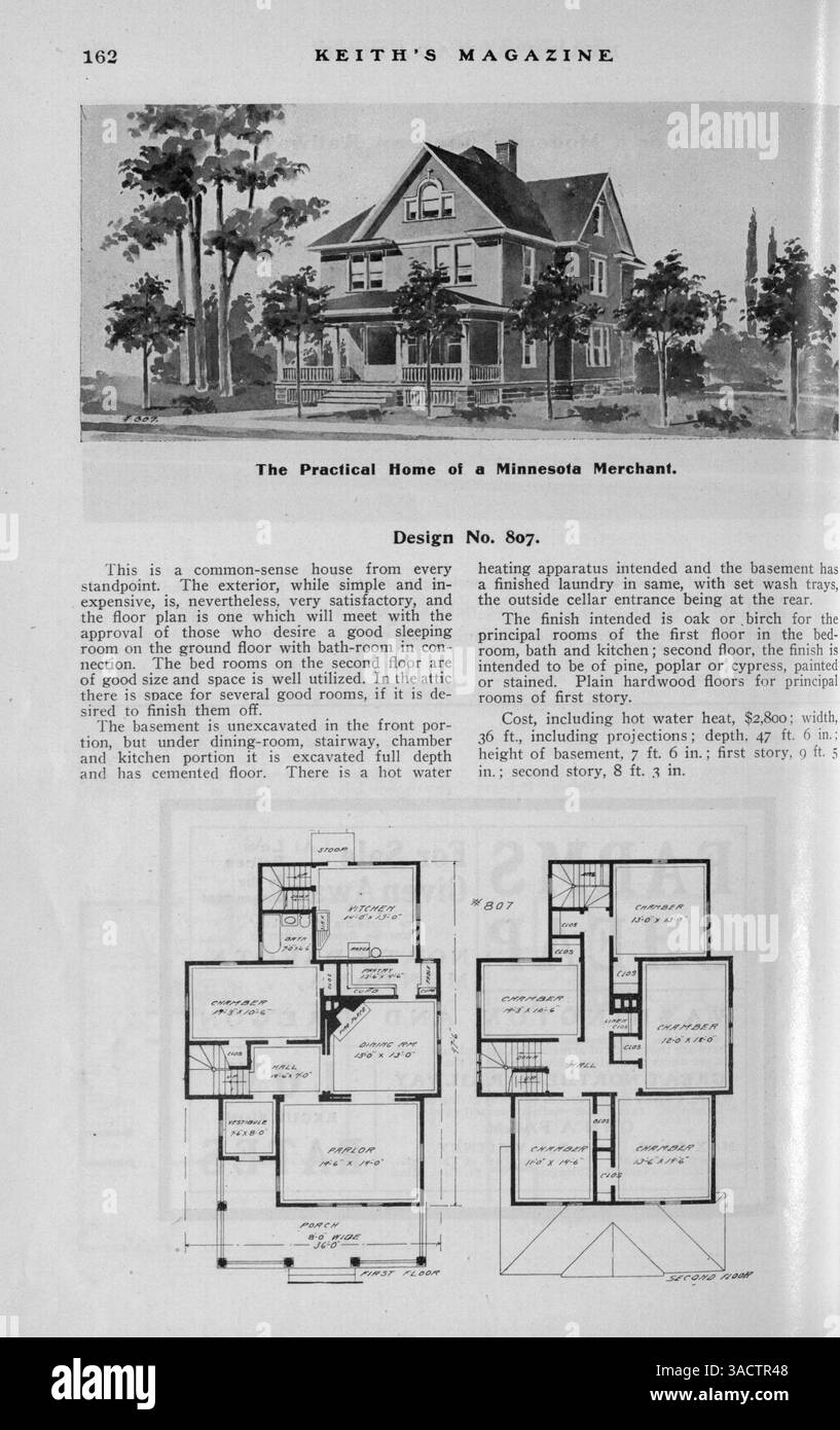 Published by minneapolis architect walter j keith in 1903 hi-res stock photography and images ...