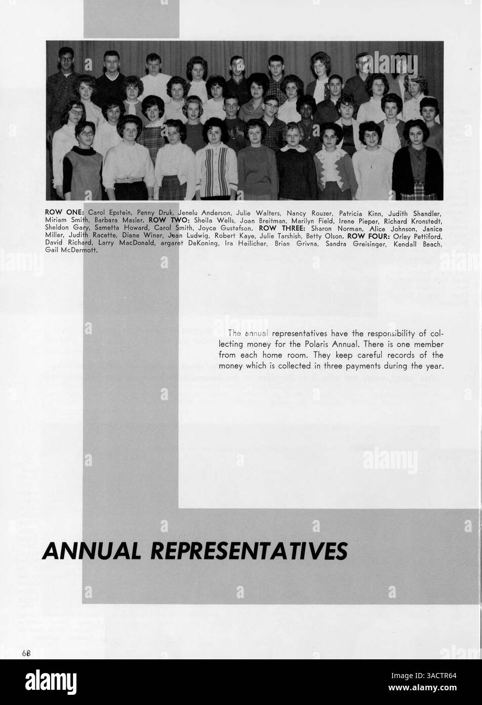 North High School's 1962 Polaris Yearbook documents student life ...