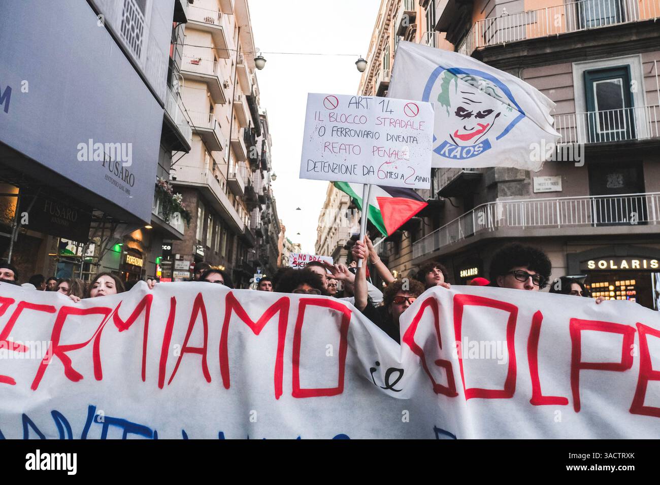 Napoli, Italy. 04th Apr, 2025. Faced with the acceleration of the ...