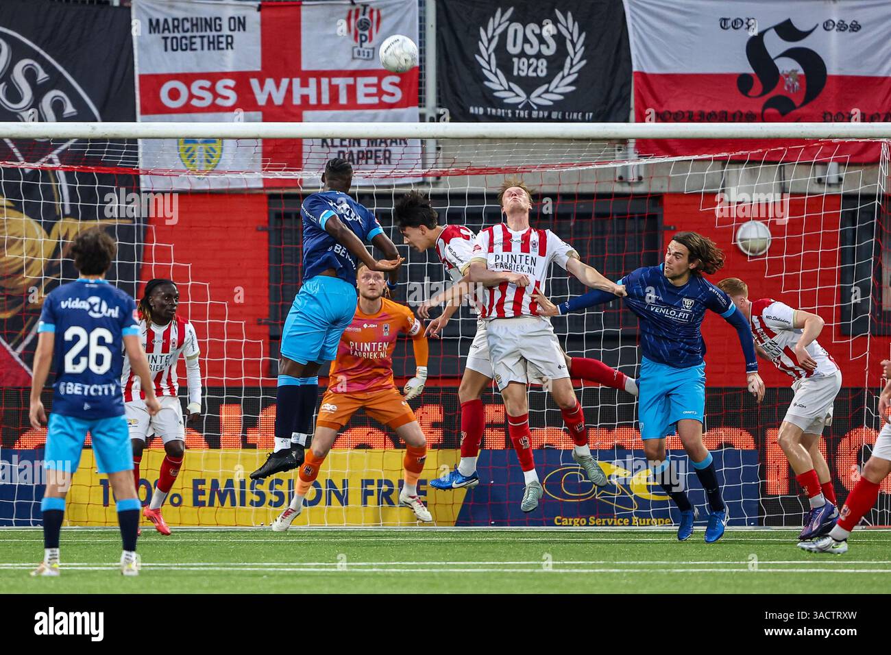 Oss, Netherlands. 04th Apr, 2025. OSS, 04-04-2025, Frans Heesen Stadium ...