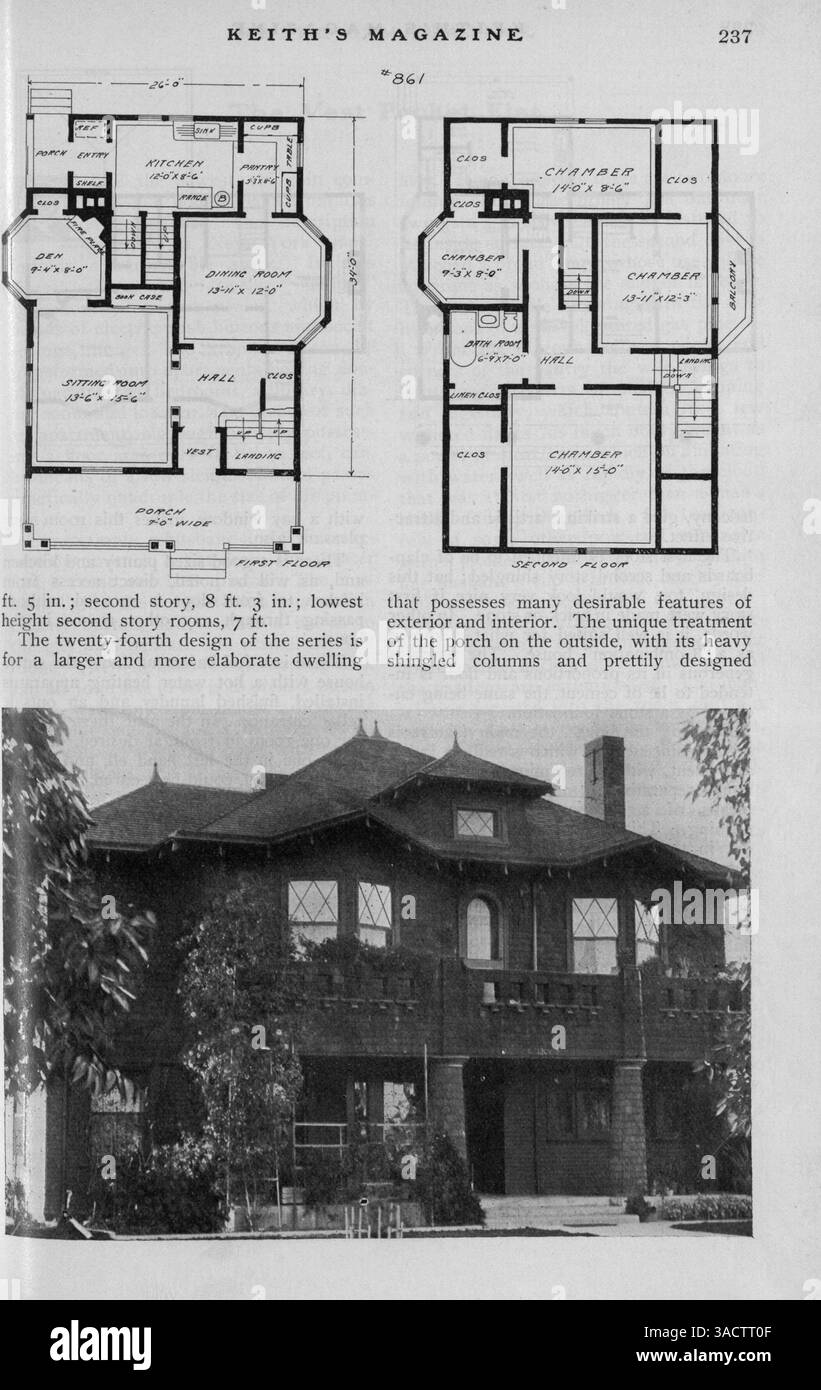 Contains detailed designs and floor plans for houses hi-res stock photography and images - Alamy