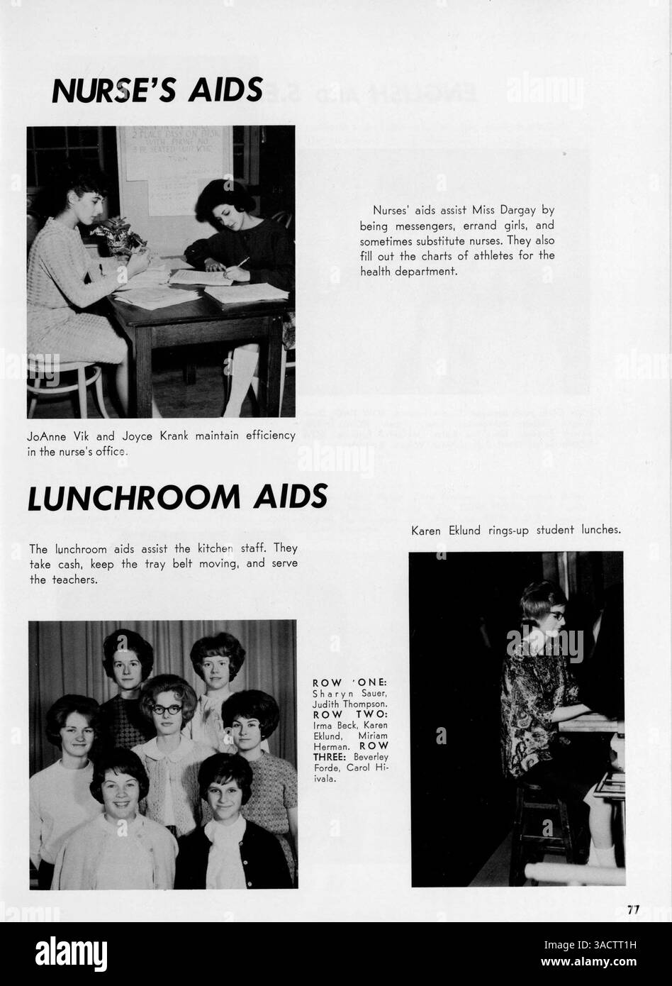 The 1962 Polaris Yearbook from North High School presents students ...
