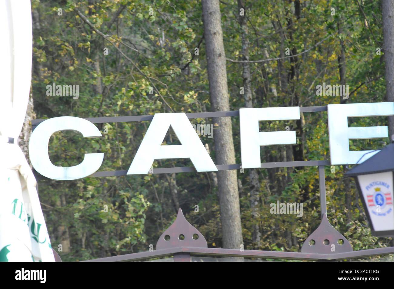 cafe or coffee house sign, beverage and catering in gastronomic ...