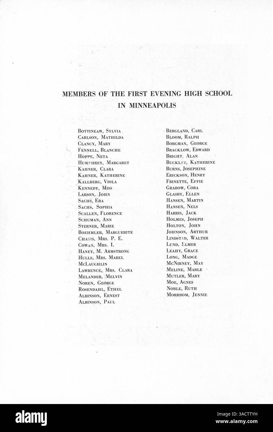 'The Owl' yearbook from 1918 captures the life of Minneapolis Evening High School students ...