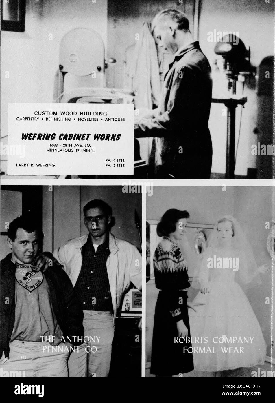 This 1961 edition of the 'Antler' yearbook from Minnehaha Academy showcases the key highlights ...