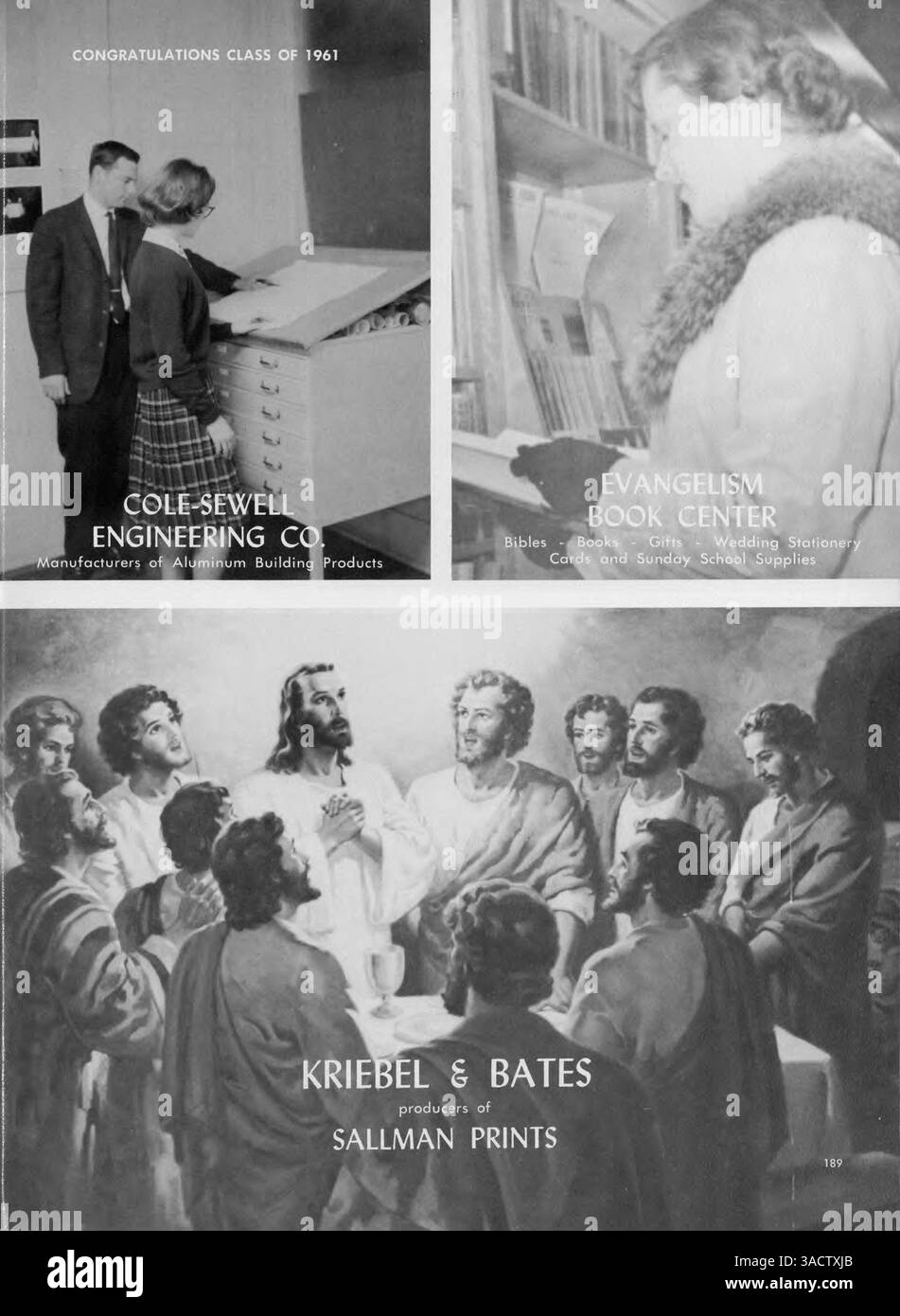 The 1961 'Antler' yearbook from Minnehaha Academy covers student activities, athletic events ...