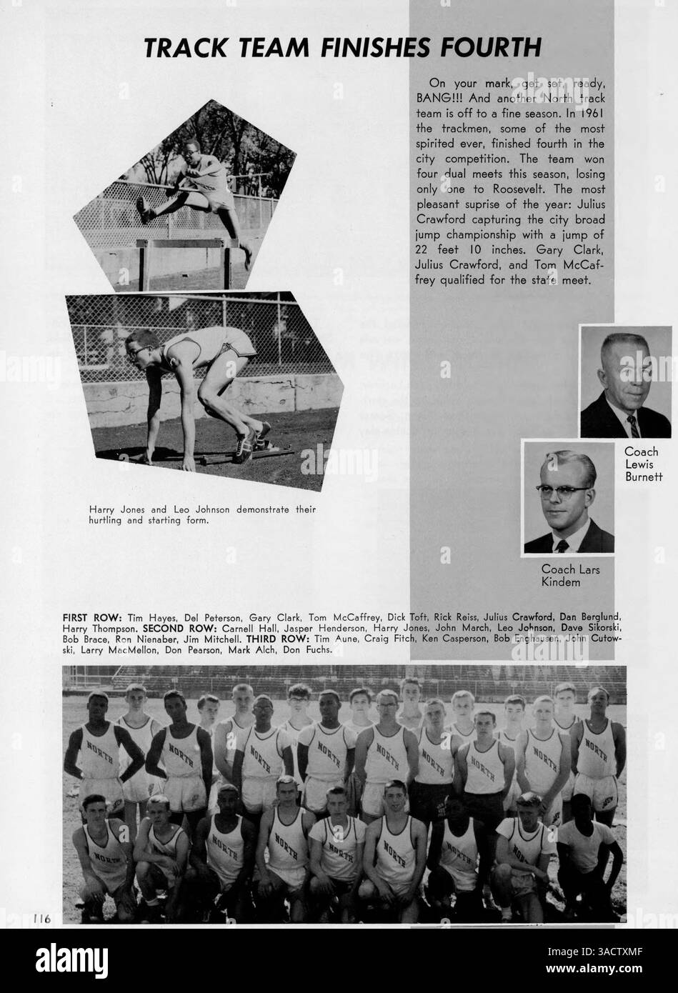 The 1962 Polaris Yearbook documents the 1961-1962 school year at North ...