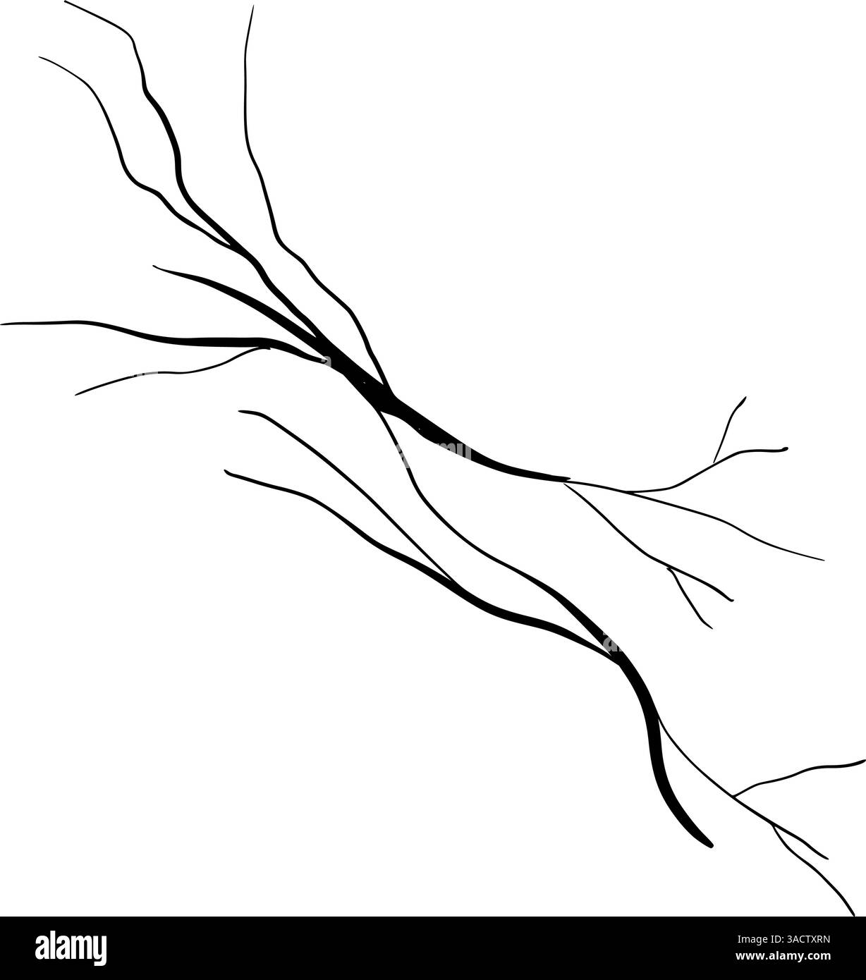 Earthquake damage with cracked wall split, broken concrete texture ...