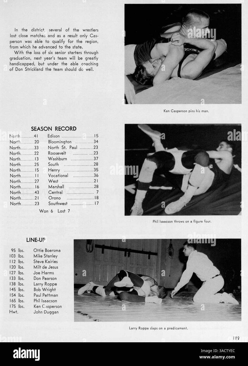 This 1962 Polaris Yearbook from North High School features key events ...