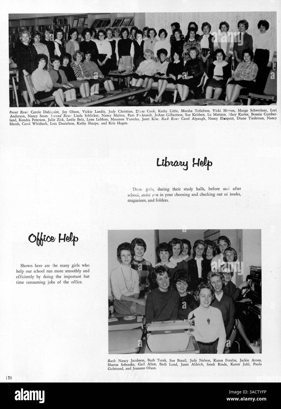 The 'Aurean' yearbook from Richfield High School in 1963 highlights the ...