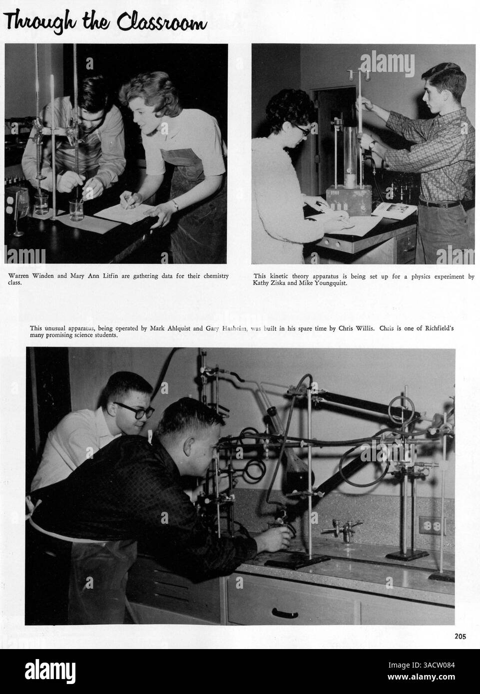 Notable events of the 1962 1963 school year hi-res stock photography ...