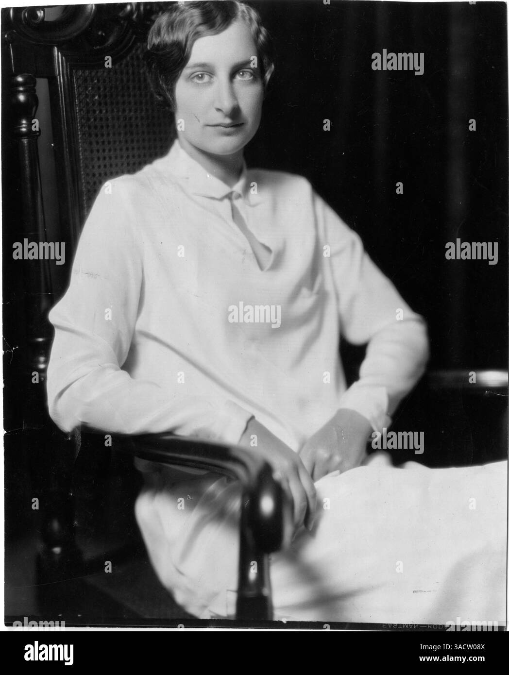 A portrait or documentation of Miss Marion Cross from the Hennepin ...