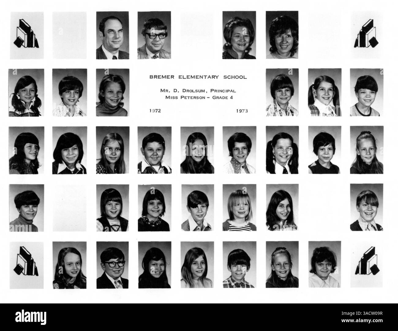 The Bremer Elementary Yearbook from 1973 includes class photos from the ...