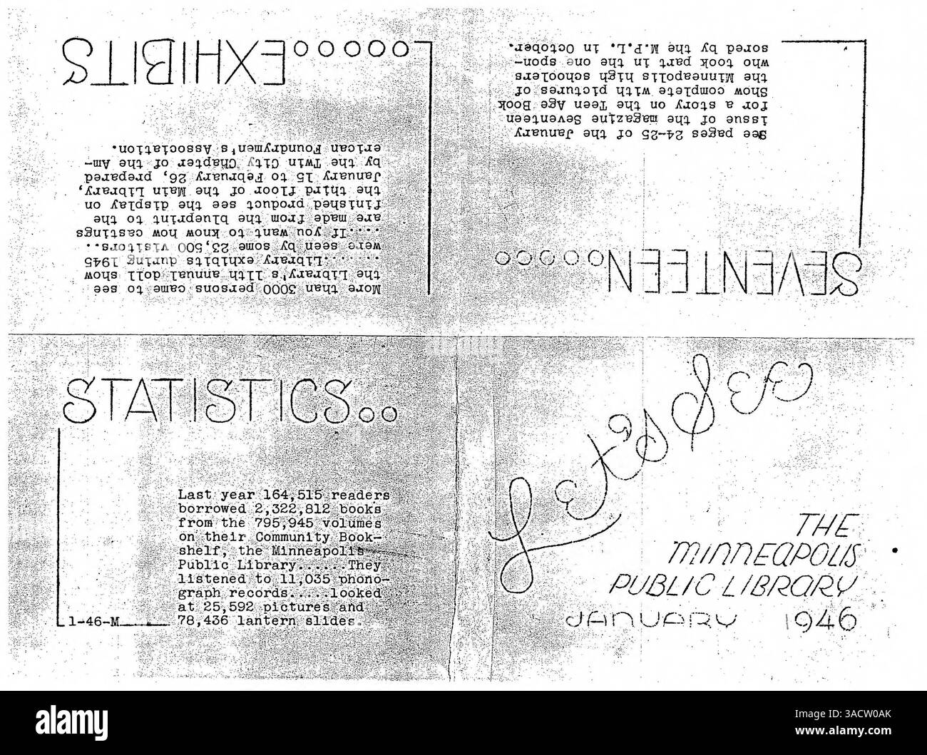 The 1946 meeting minutes of the Minneapolis Public Library Board of ...