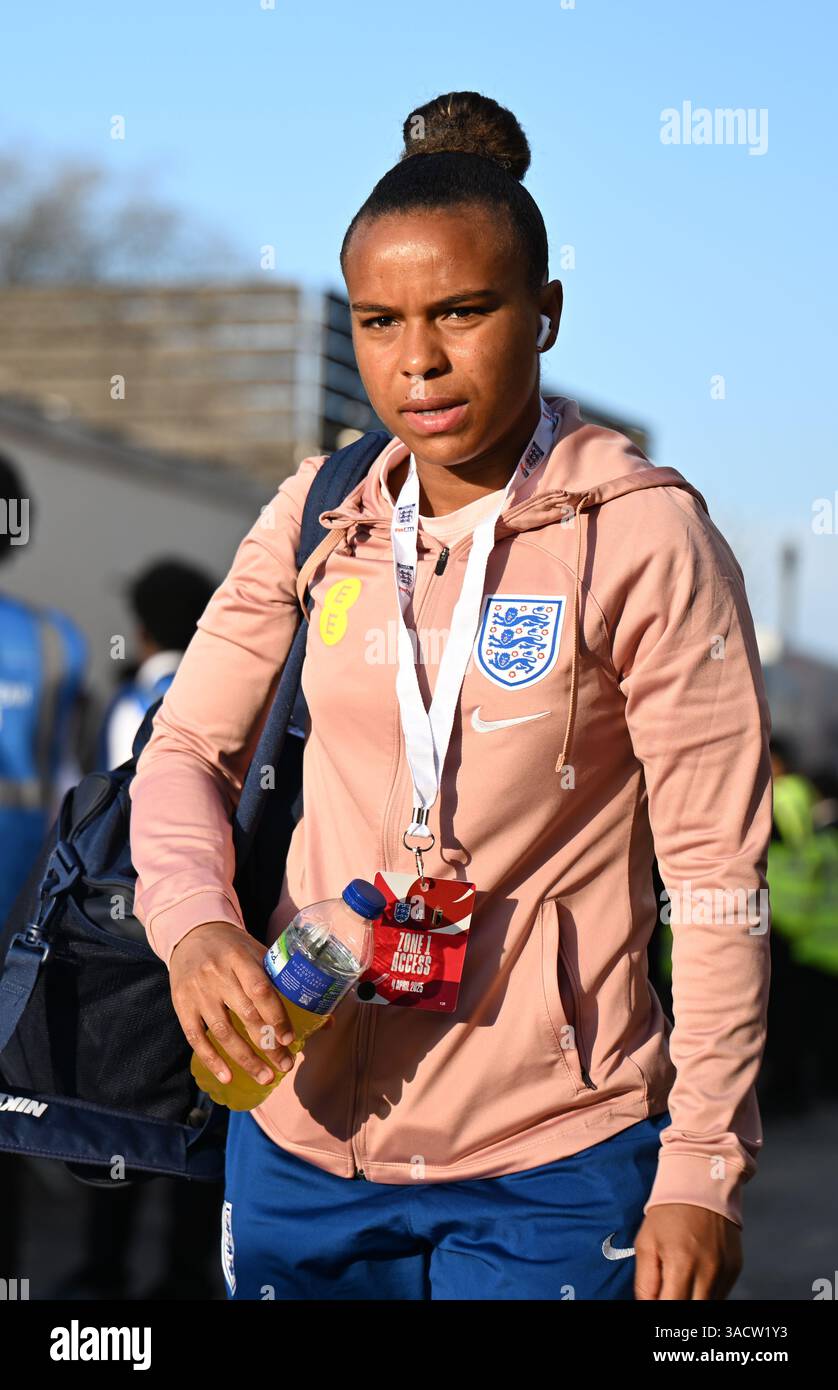 Ashton Gate, Bristol, UK. 4th Apr, 2025. Womens Nations League ...