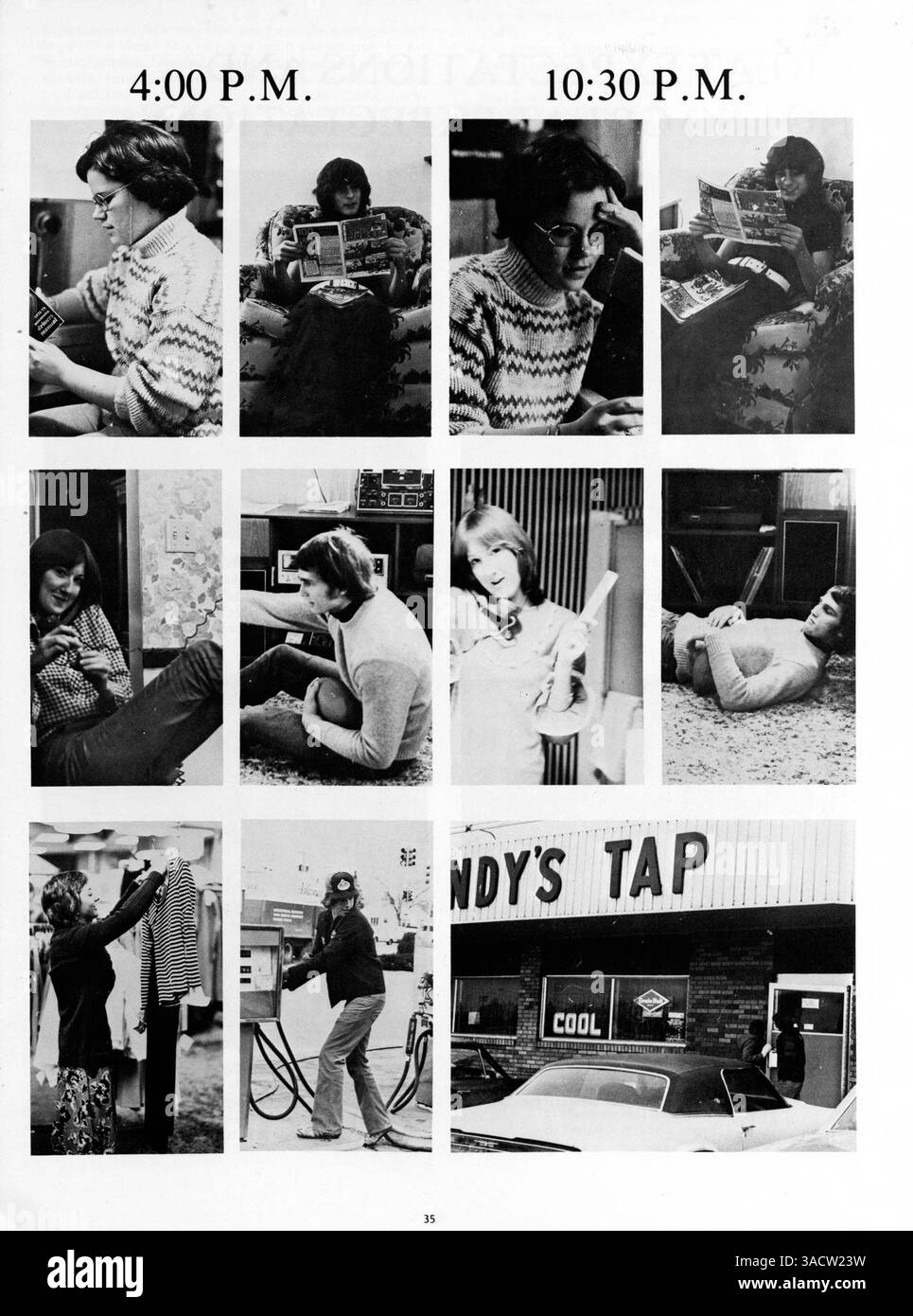 The 'Revolution 75' yearbook captures moments of the 1974-1975 school ...