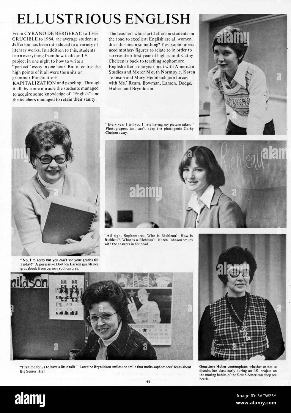 The 1975 'Revolution 75' yearbook reflects the dynamic year at ...