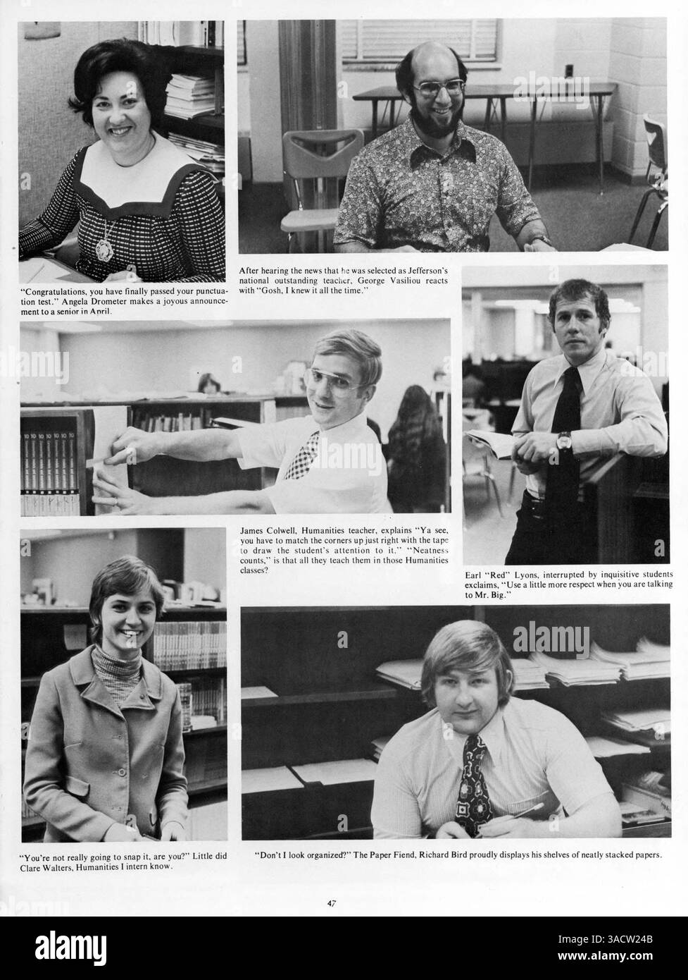 The 'Revolution 75' yearbook reflects the Jefferson High experience in ...