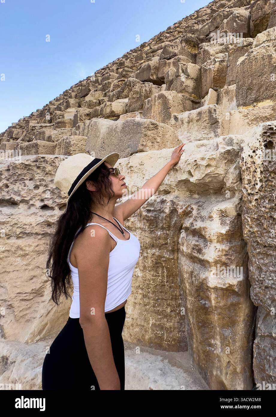 Cairo, Egypt; January 20, 2024: Have a Keops Pyramid experience as a ...