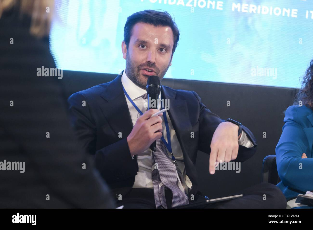 Napoli, Italy. 04th Apr, 2025. Claudio Magni, Head of Development Group ...