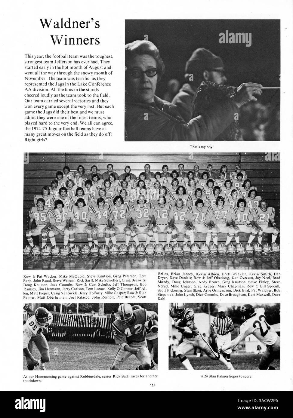The 'Revolution 75' yearbook from Jefferson High provides a historical ...