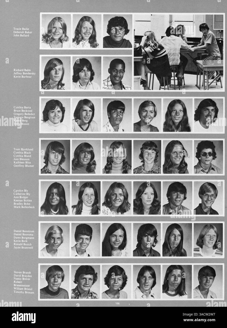 The 1975 'Revolution 75' yearbook provides a detailed record of student ...