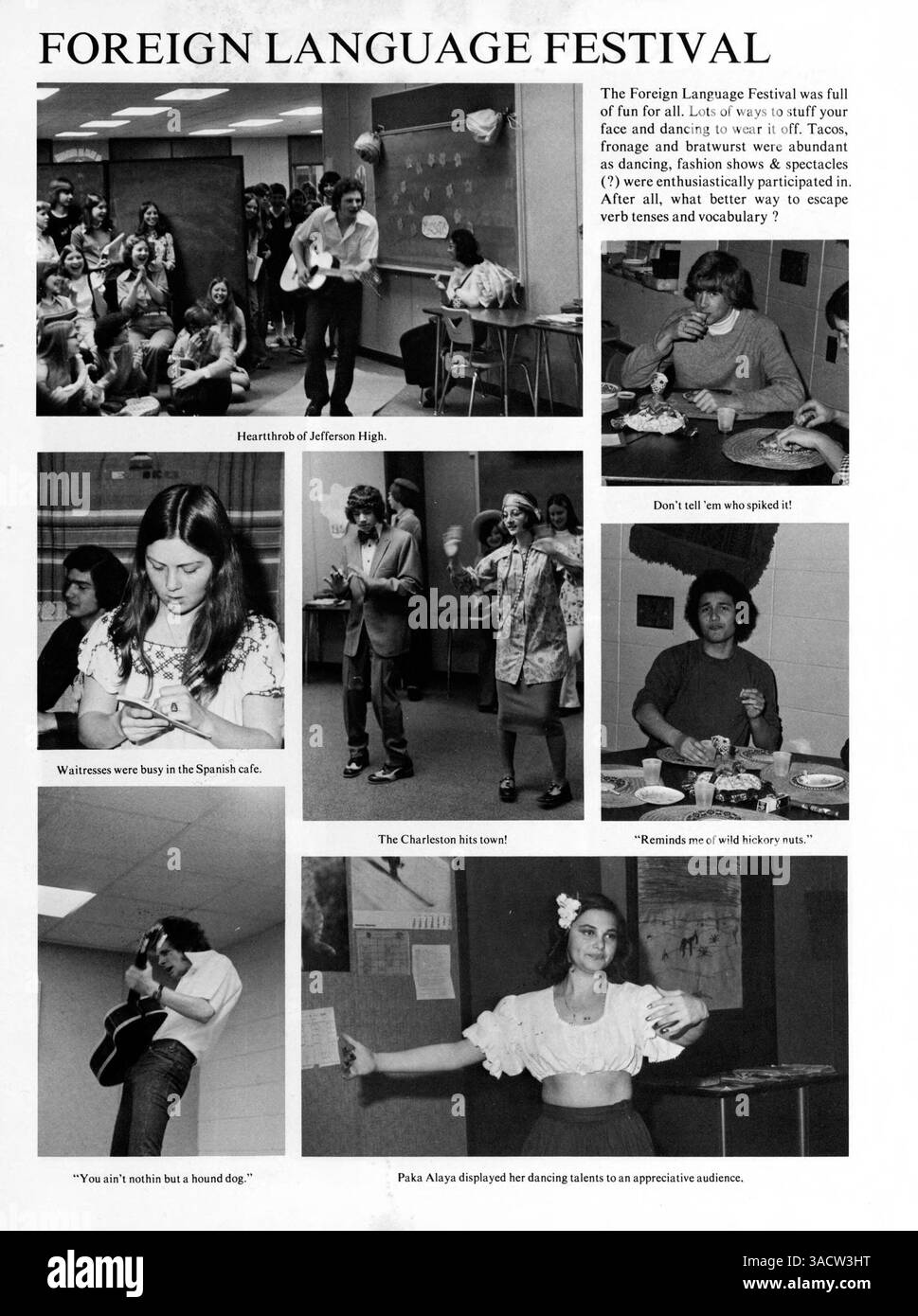 The 'Revolution 75' yearbook from Jefferson High School captures the ...