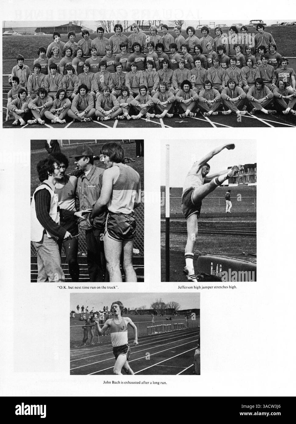 The 'Revolution 75' yearbook, documenting Jefferson High's 1974-1975 ...