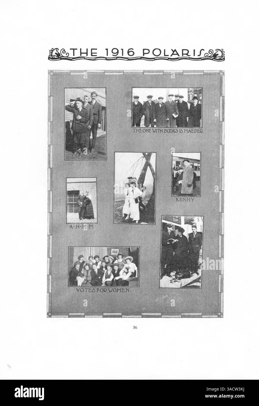 This 1916 edition of Polaris yearbook documents the academic and ...