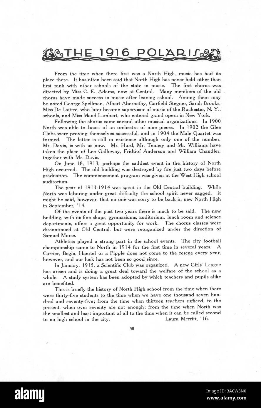 This high school annual from 1916 documents students, teachers, clubs, athletics, and African ...