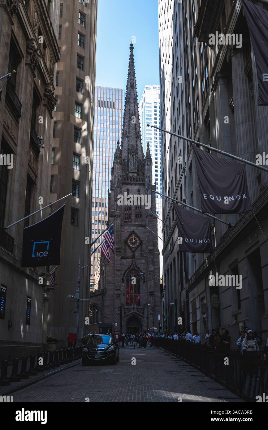 Trinity Church, Manhattan, New York City, USA Stock Photo - Alamy