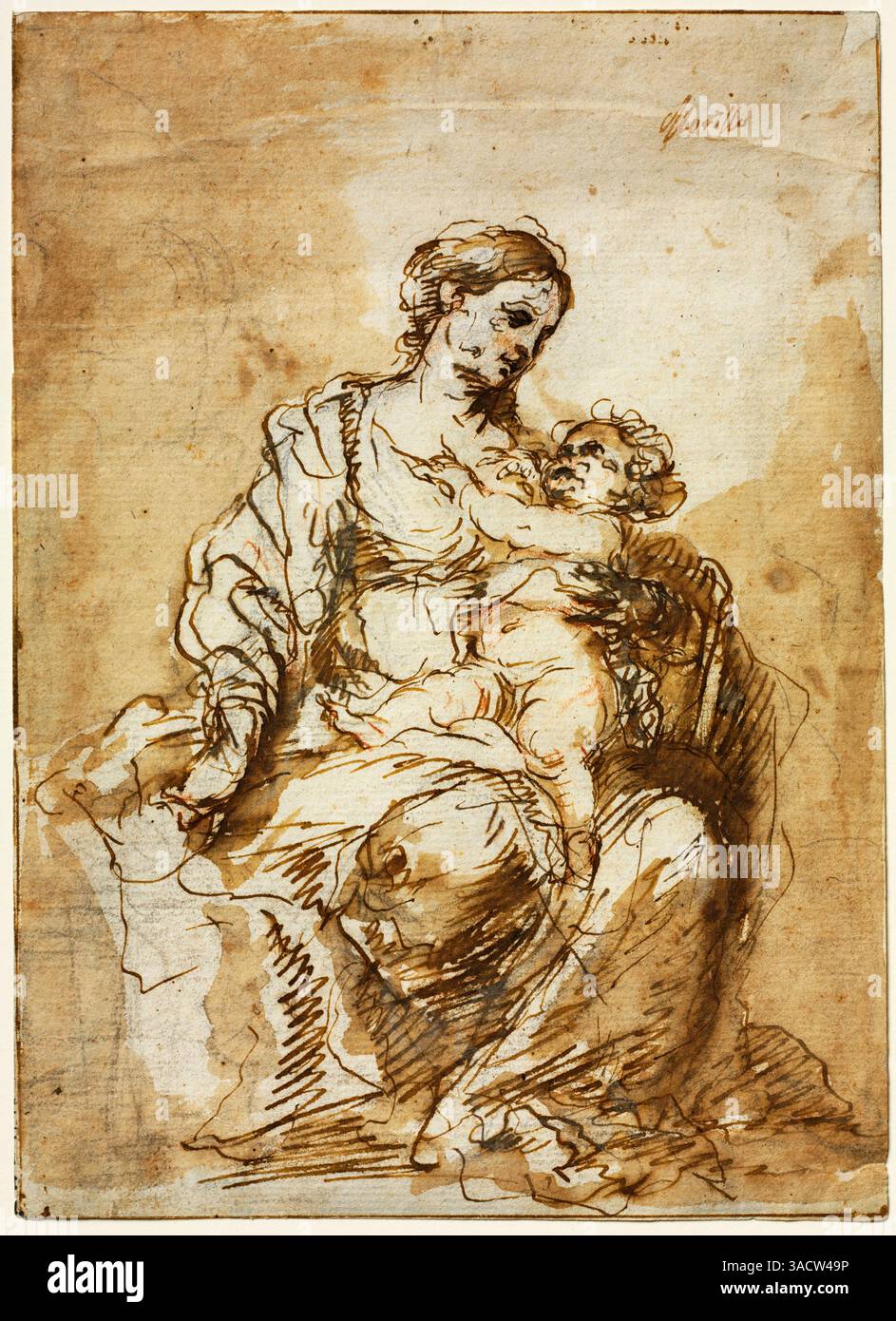 Madonna Nursing the Christ Child. Bartolomé Esteban Murillo. c. 1670–72 ...