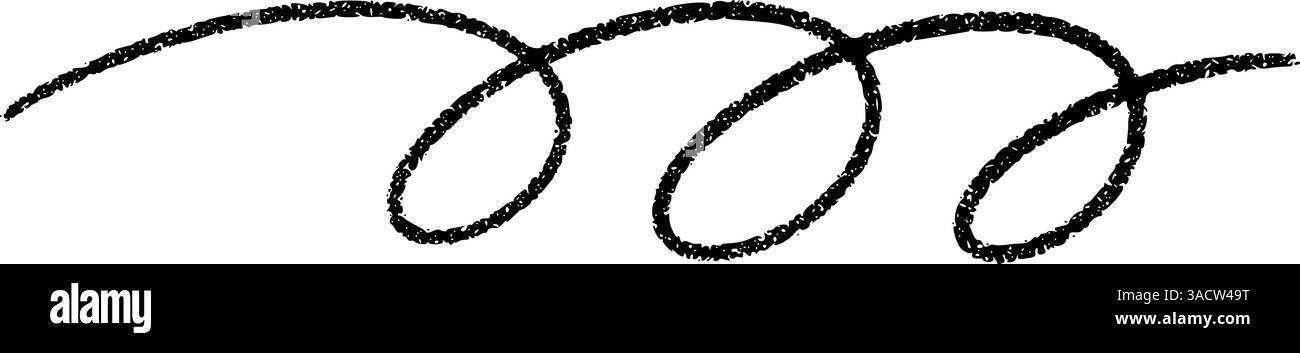 Flexible coil spring spiral. Thin wire curves in bouncing zigzag shapes ...