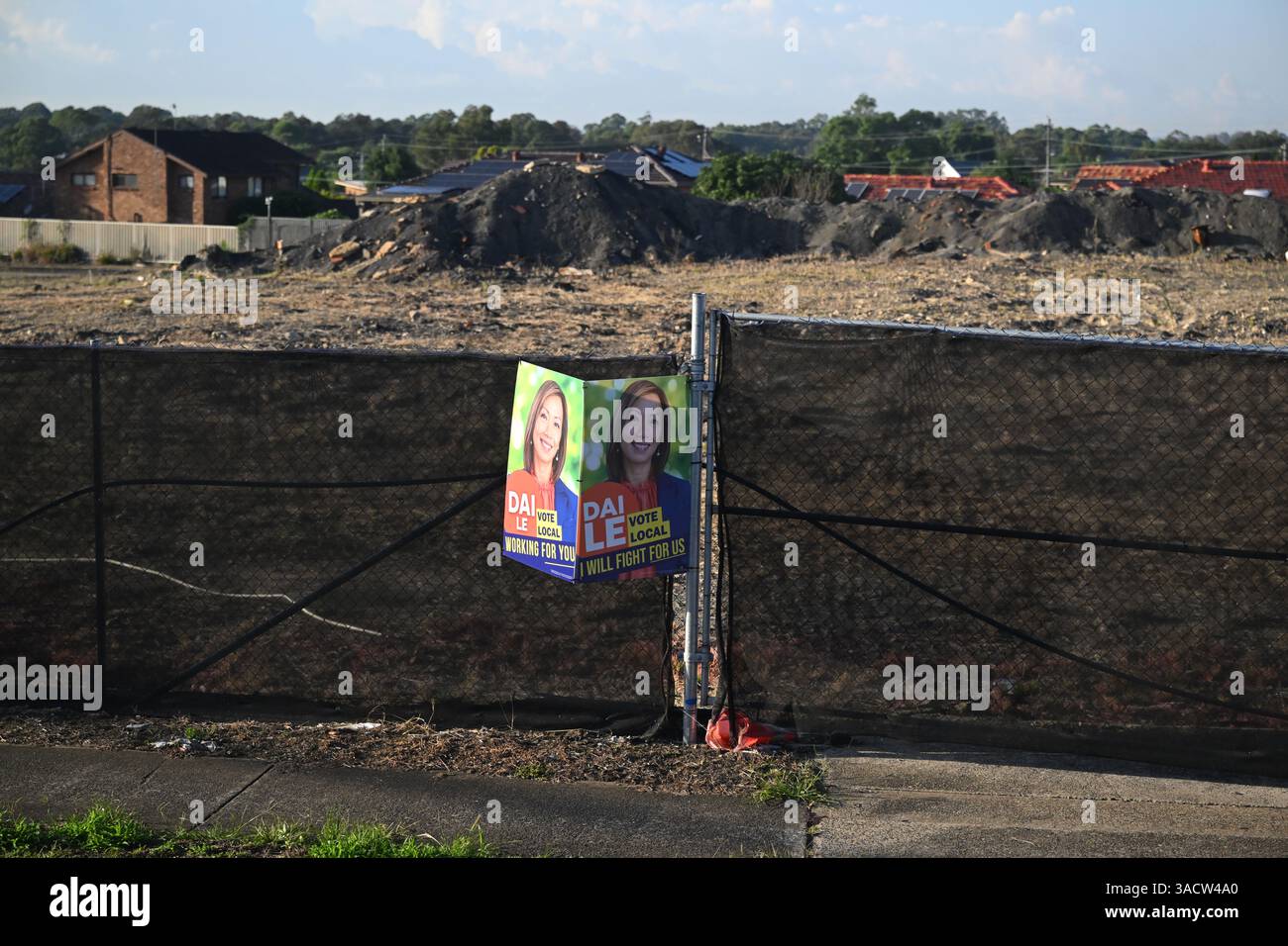 Sydney, Australia. 04th Apr, 2025. A corflute for Independent member ...
