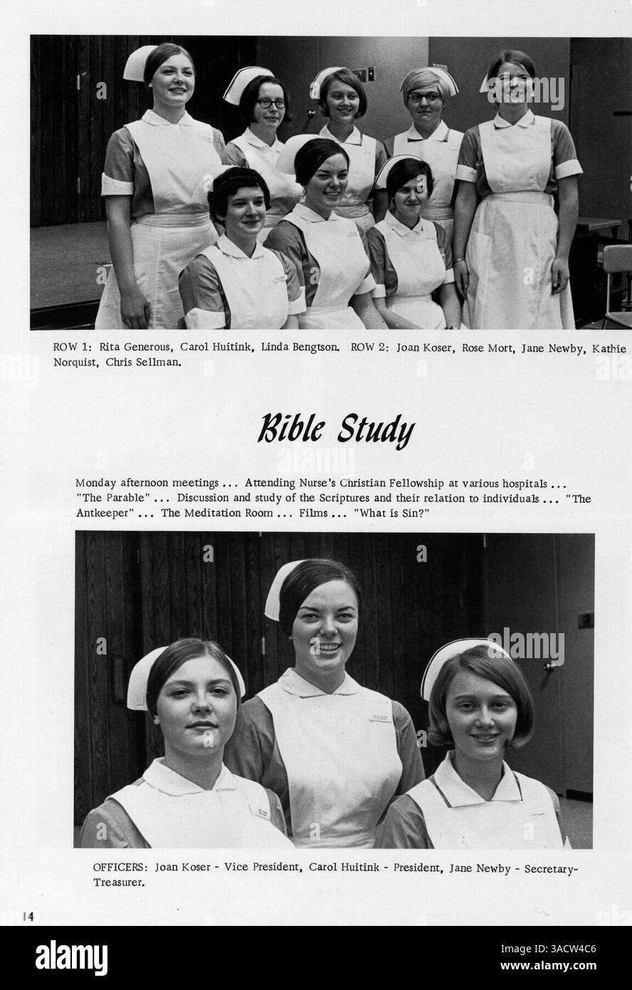 Nursing student activities Black and White Stock Photos & Images - Alamy