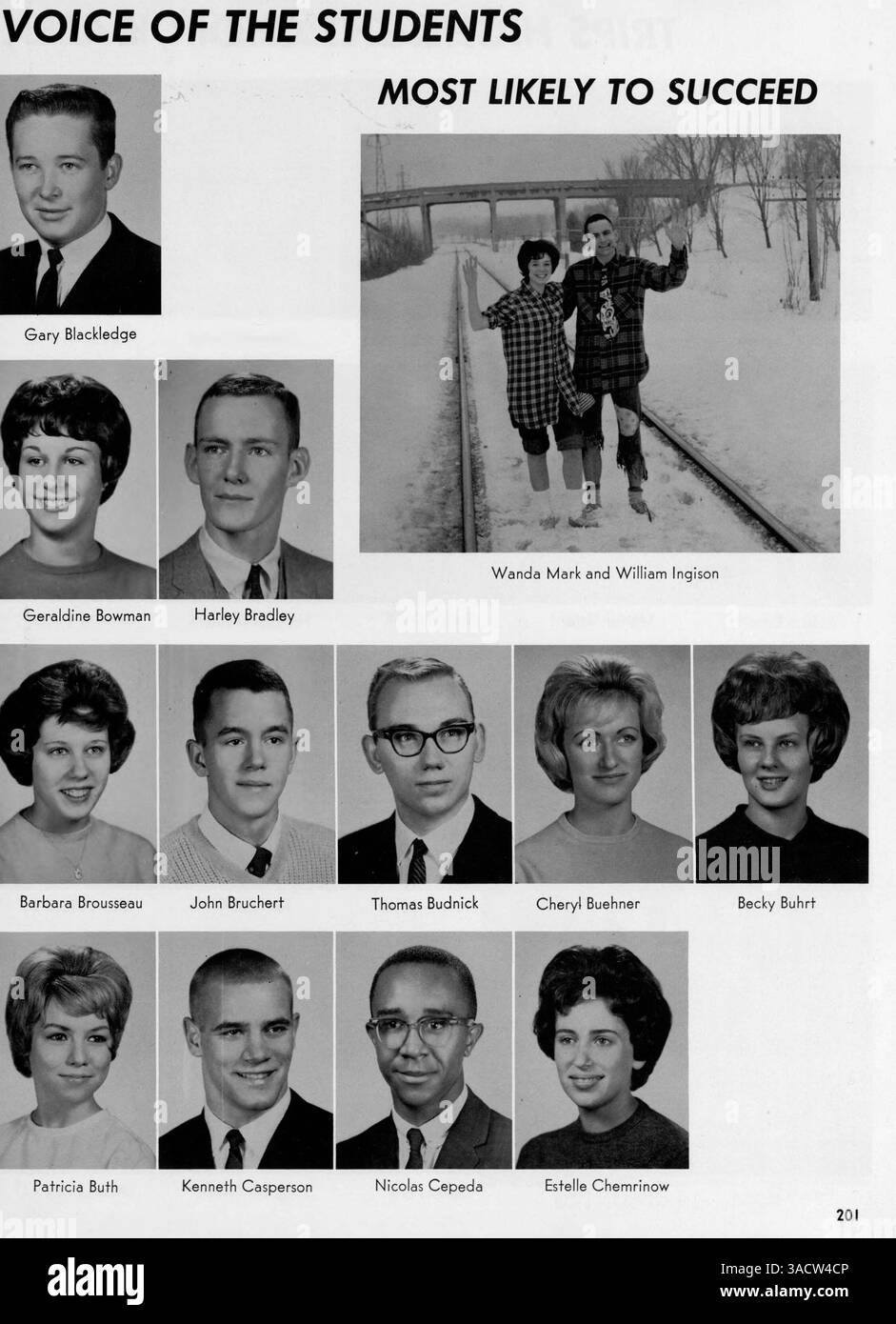 62 yearbook from north high school documents significant student events hi-res stock photography ...