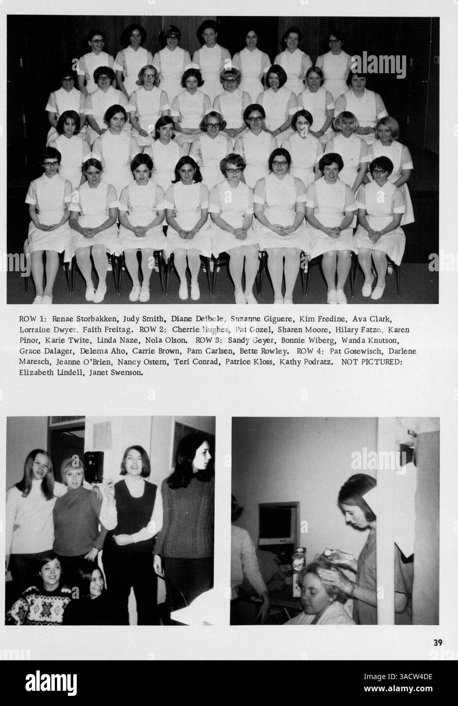 Lamp Seventy, the 1970 yearbook from Hennepin General Hospital School of Nursing, reflects key ...