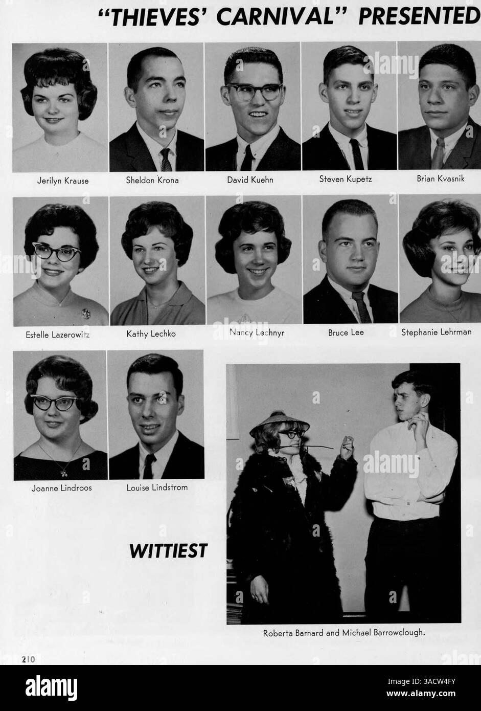 62 is the 1962 yearbook from north high school hi-res stock photography ...