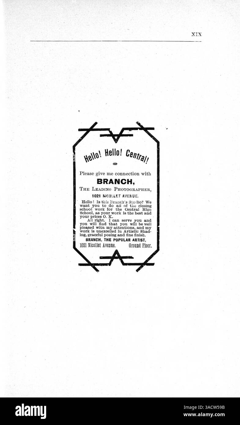 The central high yearbook from 1891 highlights student achievements hi ...
