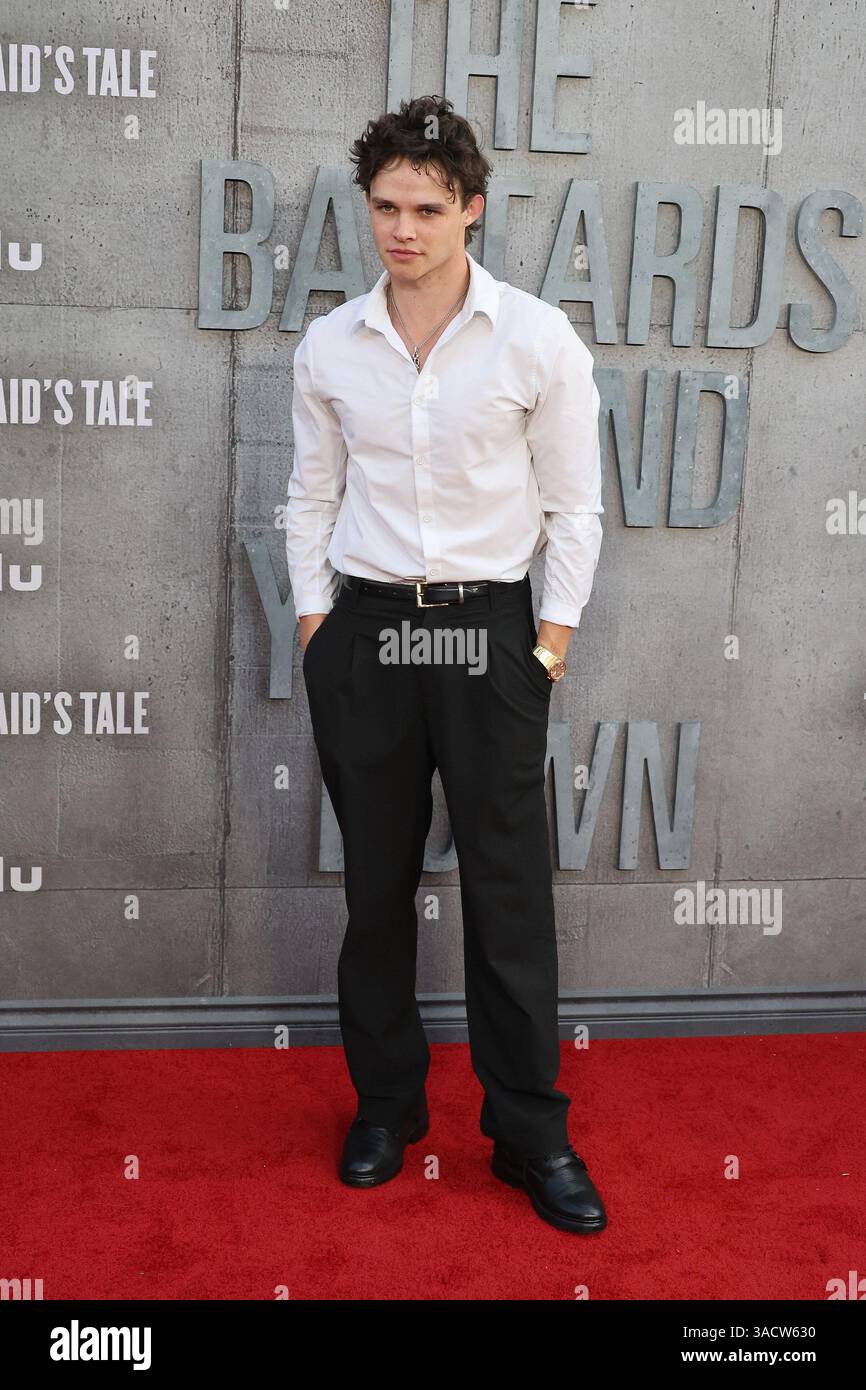 April 2, 2025, Los Angeles, California, USA: Curran Walters at the ...