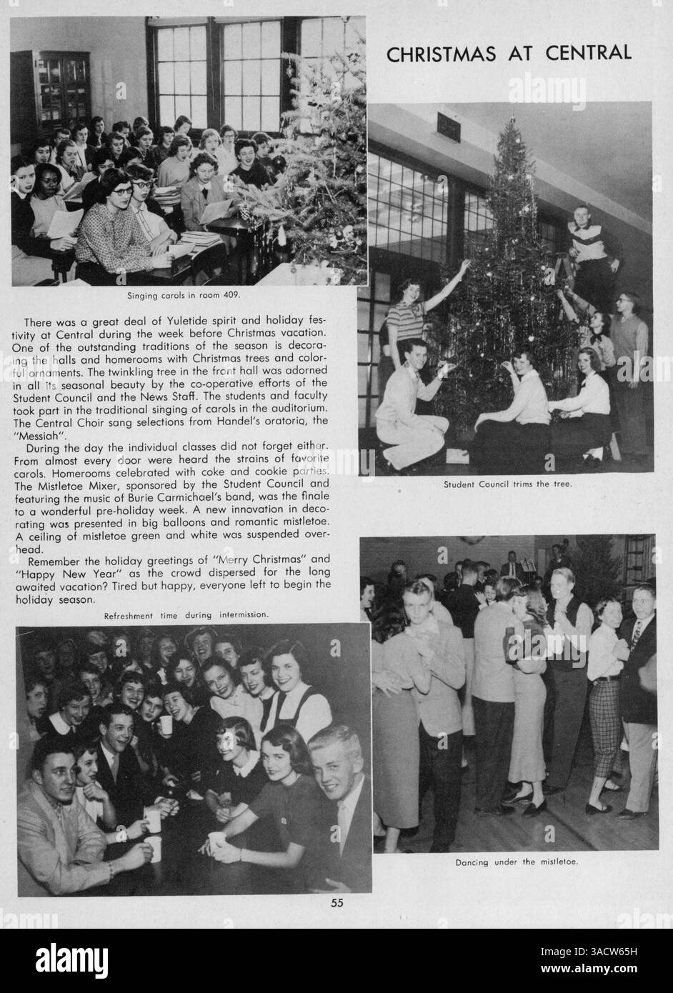 This 'Centralian' yearbook from 1952 documents the school year at ...
