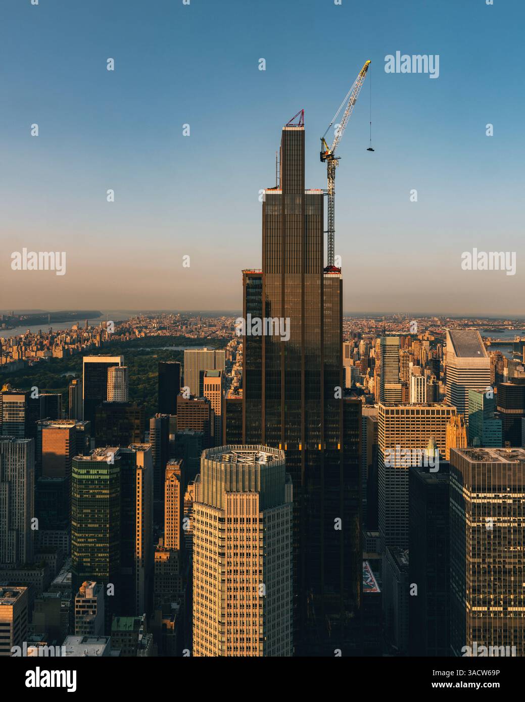 New York City, city overview of SUMMIT One Vanderbilt, Manhattan, USA ...